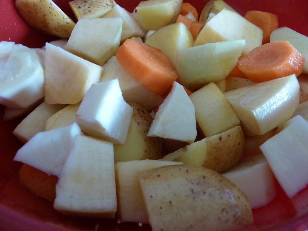 Vegan Cawl (Welsh stew) with herby dumplings - Oat Milk & Cookies