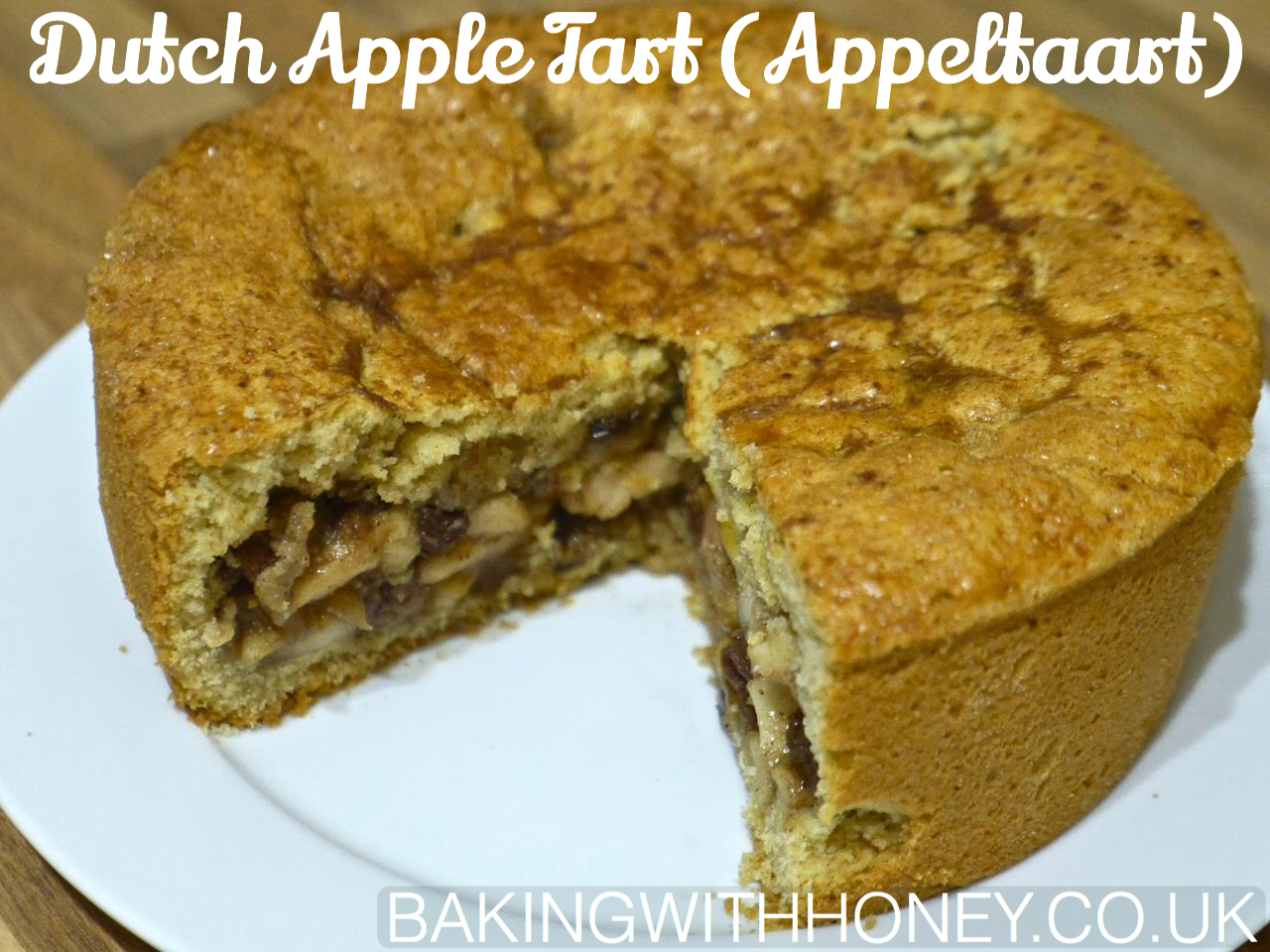 Dutch Apple Tart (Appeltaart) - Oat Milk & Cookies
