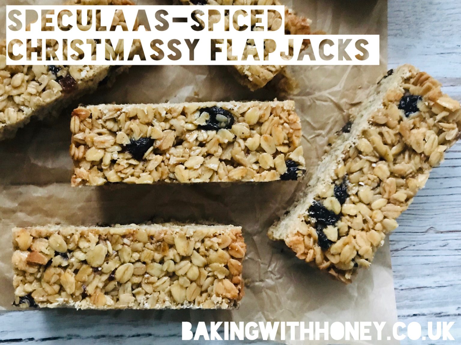 Peanut Butter & Jam Flapjacks - Oat Milk & Cookies